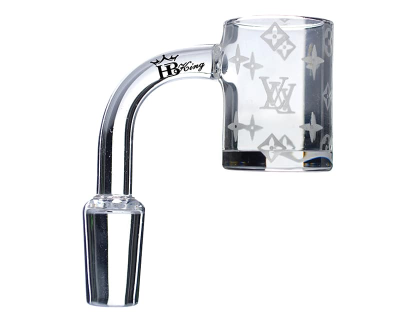 HB-Q33 90-degree Engrave LV Design Quartz Bangers HB King Glass - The ...