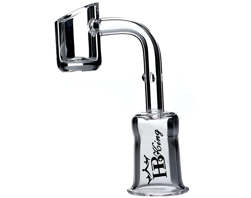 HB-Q36 90 Degree Female Small Hold Quartz Banger HB King Glass - The ...