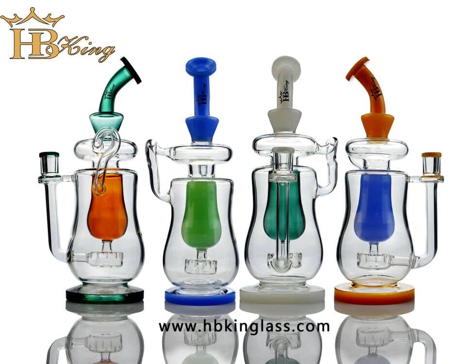 Hbking KR385 11.5 Inch Cocktail Cup Reaycler Glass Bong HB King Glass ...